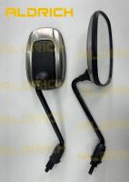 China High Quality YAMAHA Cuxi 110 Motorcycle Rear View Mirror Assembly cuxi 110cc Side Mirror Matte Black/Silver for sale