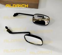 China High Quality YAMAHA Cuxi 110 Motorcycle Rear View Mirror Assembly cuxi 110cc Side Mirror Matte Black/Silver for sale