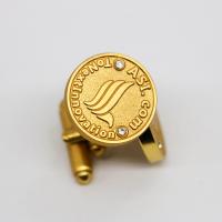 China Free Design Custom Cufflinks Own Design Logo Metal Cufflinks Gold Plated Making Luxury Cufflinks for sale