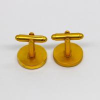 China Free Design Custom Cufflinks Own Design Logo Metal Cufflinks Gold Plated Making Luxury Cufflinks for sale