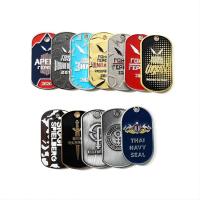 China 30mm Custom Dog Tag Soft Hard Enamel Dog ID Tags Engraved Zinc Alloy for sale