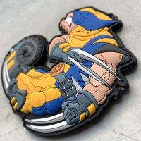 China PVC Custom Embroidered Patches 4 Inch Wearproof for sale