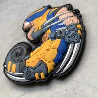 China PVC Custom Embroidered Patches 4 Inch Wearproof for sale