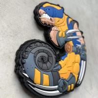 China PVC Custom Embroidered Patches 4 Inch Wearproof for sale