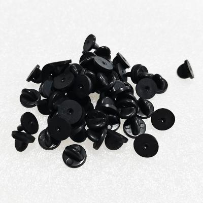 China Lapel Pin PVC Backing Enamel Pin Rubber Clutch Badge Accessories for sale