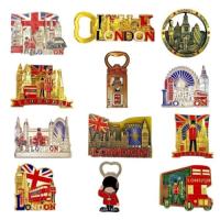 China Custom fridge magnet souvenir Britain Italy Rome France Qatar USA 3D metal magnetic refrigerator for sale