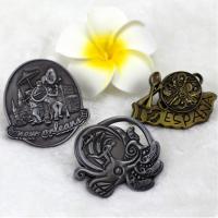 China Polishing Die Casting Antique Lapel Pin Badges For Jackets Clothing for sale