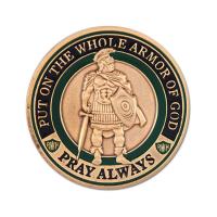 China Custom Design Double-Sided 3d Die Casting Antique Copper Coin Badge For Souvenir for sale