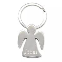 China Silver Personalised Engravable Keyrings Hard Enamel Silkscreen Printing for sale