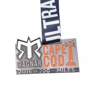 China ISO9001 Metal Custom Logo Medals Wearproof Polished Running Ironman Triathlon Medal for sale