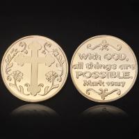 China Heart Shaped Engraved Custom Wedding Coin Gold SGS ODM Plating Polishing for sale