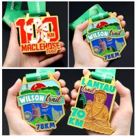 China Roundness Custom Competition Medals Sport Gold Silver Bronze Medals Letterpress Printing for sale