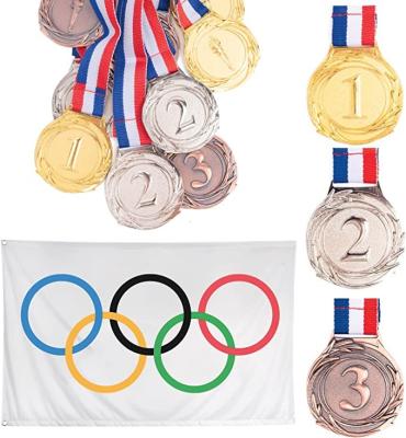 China Zinc Alloy Mens Basketball Silver Gold Metal Award Medals 2mm To 7mm Thickness for sale