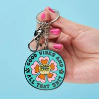 China Nickel Personalized Customized 3D Printed Keychain OEM Key Holder Souvenirs for sale