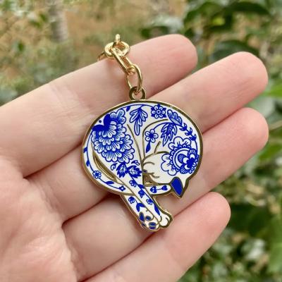 China ODM Cute Metal Keychain Soft Hard Enamel Promotional Keychains With Logo for sale