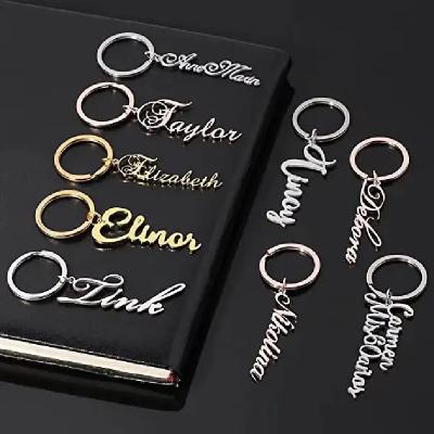 China Souvenir Palms Bet Custom Logo Metal Keychains Cilver Spinning Keychain ISO9001 for sale