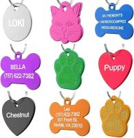 China Custom Logo Personalized Dog And Cat Tags 50*30mm Polishing for sale