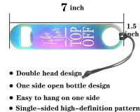 China Zinc Alloy Metal Bottle Openers Mens Beer Opener Key Chain Embossing for sale