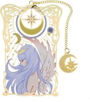 China Alloy Golden Custom Engraved Metal Bookmarks Alloy Personalised Leather Bookmark for sale