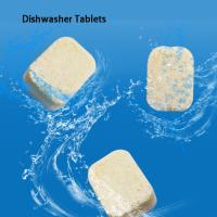 China Tableware Chemical Free Dishwasher Tablets Degreasing Effervescent Tablets  Customized Size for sale
