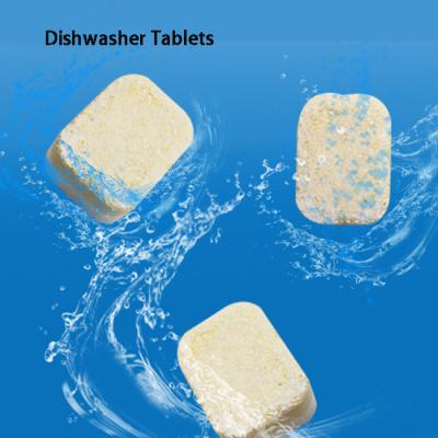 China Tableware Chemical Free Dishwasher Tablets Degreasing Effervescent Tablets  Customized Size for sale