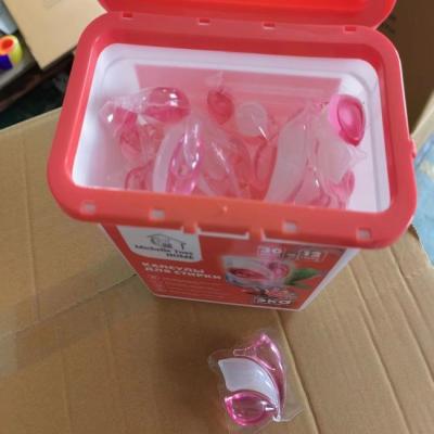 China 30 Boxed OEM Laundry Detergent Pods Clean Fragrant Decontamination And Mite Removal for sale
