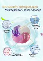 China 4 In 1 Laundry Capsules Washing Pod Liquid Gel Laundry Detergent Pods Fruity Fragrance For Fresh Apparel for sale