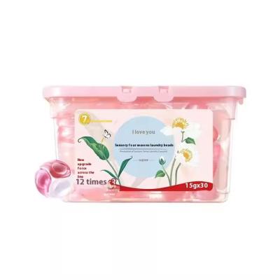 China Middle Foam Eco-friendly Washing Machine Capsules Laundry Detergent Pods For Washing Clothing for sale