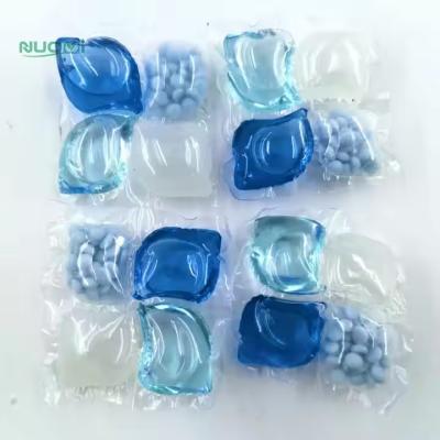China Household Cleaning Four Chamber With Scent Booster Beads Laundry Detergent Pods for sale