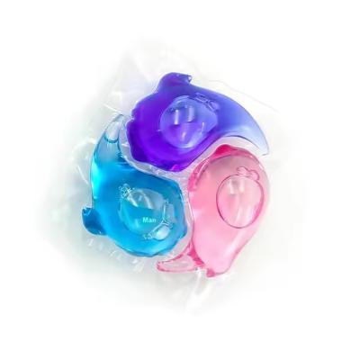 China 3 Chamber Dolphins Laundry Capsules Concentrate Detergent Pods With Fragrance for sale