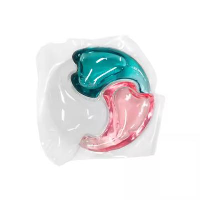 China OEM Custom 15g Large Weight Three-Chamber Deep Stain Removal Laundry Detergent Pods for sale