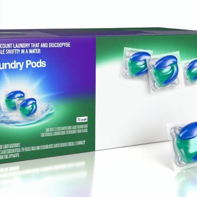 China 72 Count Laundry Pods Easy To and Dissolves In Water for sale