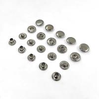 China Custom 4 Parts Brass 24L Press Snap Fastener Metal Snap Button for Clothing for sale