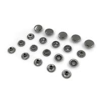 China Custom 4 Parts Brass 24L Press Snap Fastener Metal Snap Button for Clothing for sale
