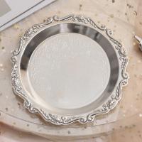China Wholesale Home Decorative Tea Pastry Tray 10cm-25cm Living Room Coasters Snack Dish Fruit Plate Jewelry Storage Tray Decoration for sale