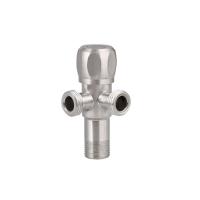 China 304 SUS 2 Way Angle Valve Toilet Water Stop Valve 10*5.5*3.5 for sale