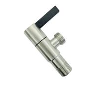 China 1/8 Faucet Angle Valve Brass SS304 SS201 Kitchen Angle Valve For Sink for sale