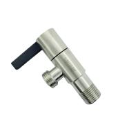 China 1/8 Faucet Angle Valve Brass SS304 SS201 Kitchen Angle Valve For Sink for sale