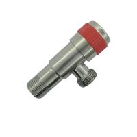 China Brushed Water Angle Valve 1 2 X 3 4 304 Stainless Steel 90 Degree 130g for sale