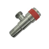 China Brushed Water Angle Valve 1 2 X 3 4 304 Stainless Steel 90 Degree 130g for sale
