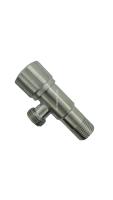 China Bathroom Faucet Angle Valve Chrome Stainless SUS 201 Male Connection for sale