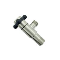 China Quick Open Sanitary Angle Valve 3 4 SS304 SS201 Single Type for sale