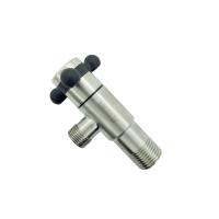 China Quick Open Sanitary Angle Valve 3 4 SS304 SS201 Single Type for sale