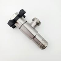 China SS304 1 2 Angle Stop Valve Toilet With Hpb 57-3 Cartridge for sale