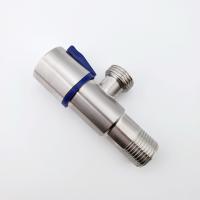 China Half Inch Faucet Angle Valve Chrome Plated Corrosion Resisting for sale