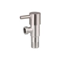 China CE Single Way Stainless Steel Angle Stops Plated Brush Finishing for sale