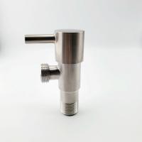 China CE Single Way Stainless Steel Angle Stops Plated Brush Finishing for sale