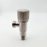 China SS201 304 SS Angle Valve Brush Finished Manual Control Medium Temperature for sale