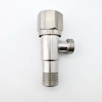 China SS201 304 SS Angle Valve Brush Finished Manual Control Medium Temperature for sale