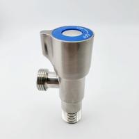 China Brushed SS 201 Angle Stop Valve For Household Drinking 3/4 Inch for sale